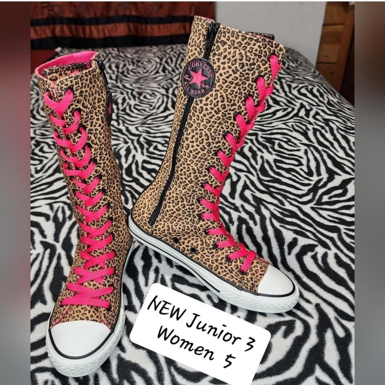 RARE NEW Converse All Star Chuck Taylor Calf Knee... | Depop