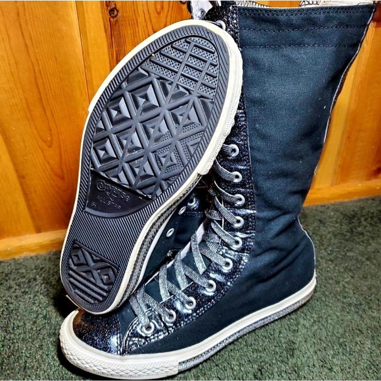 RARE Converse All Star X-HI Tall Calf Knee high... | Depop