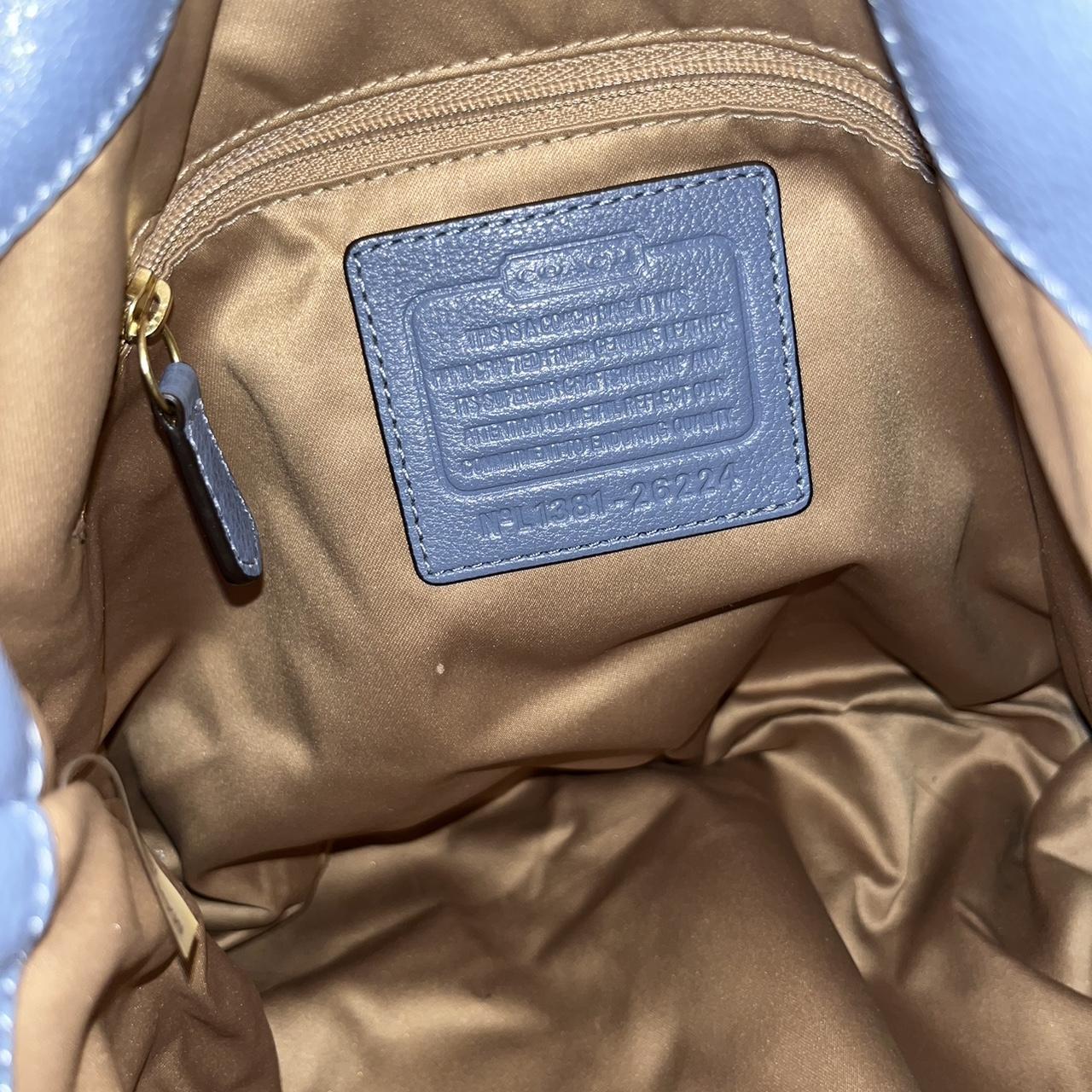 Coach Women's Blue Bag | Depop