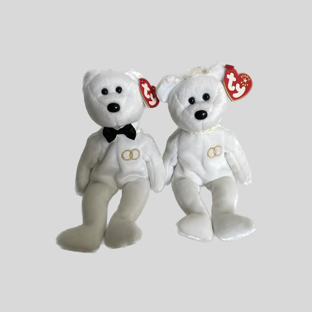 Retired “Mr.” and “Mrs.” Bear Beanie... - Depop