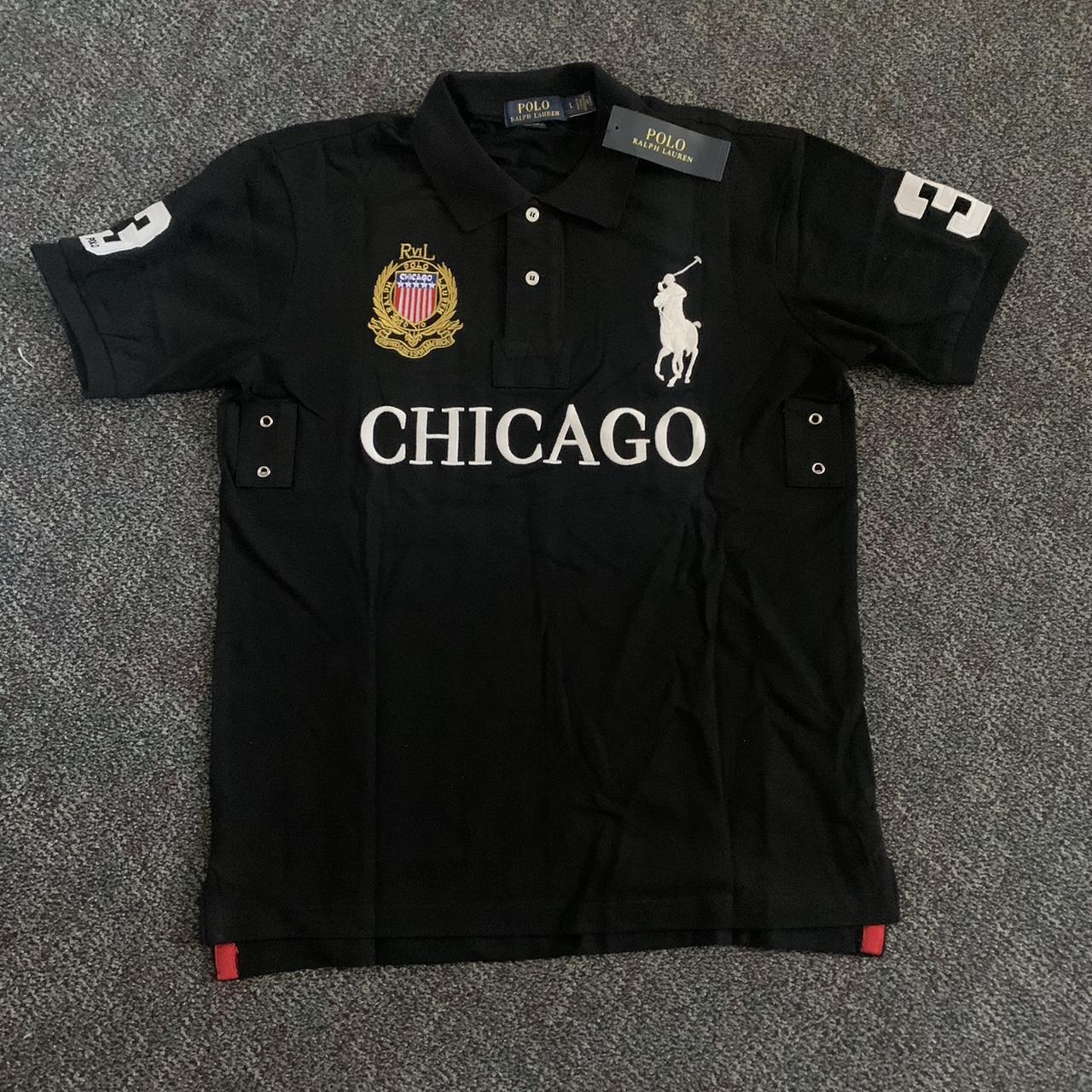 Cheif keef Chicago polo Ralph Lauren polo size... - Depop