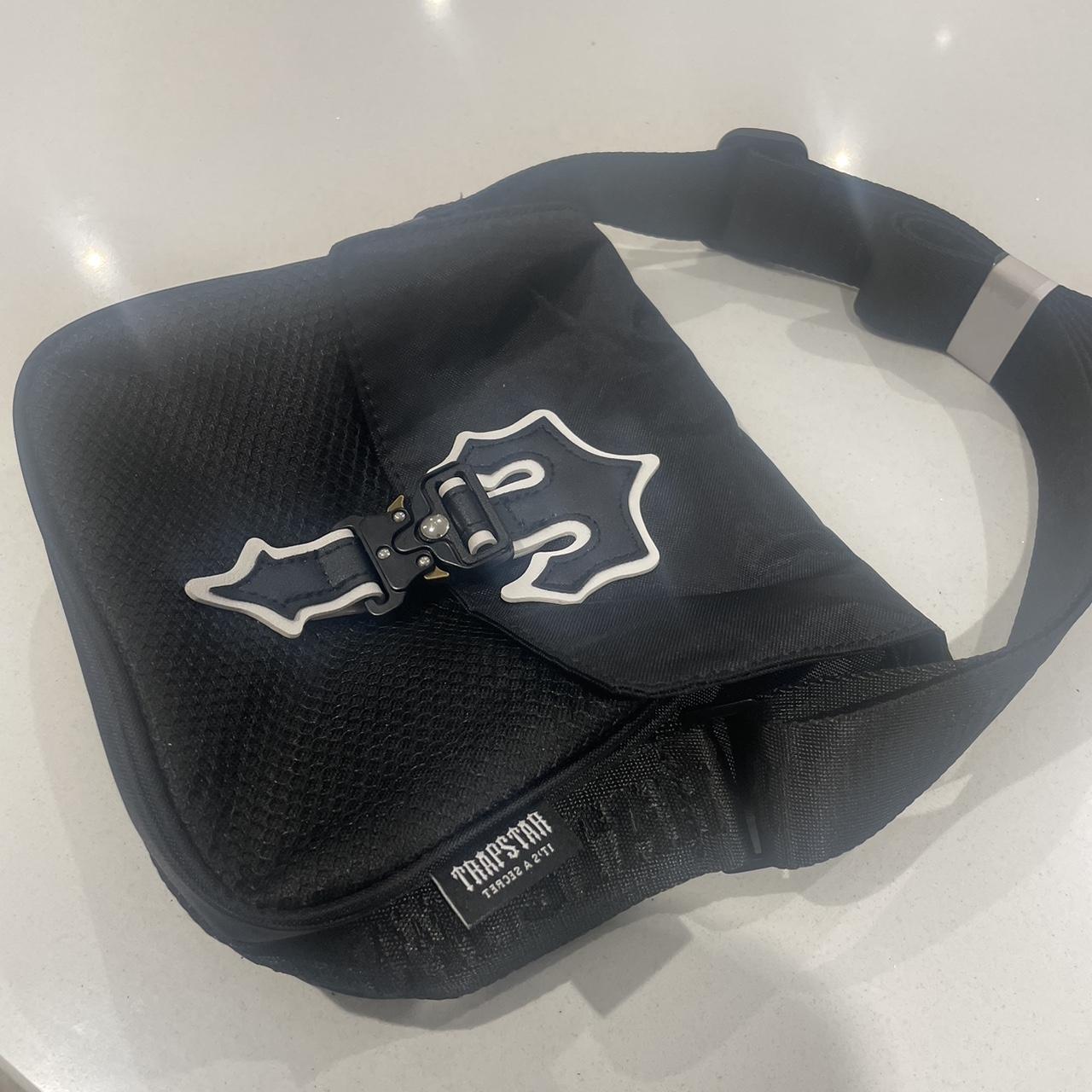 trapstar Irongate 1.0 black pouch FAST SHIPPING. - Depop