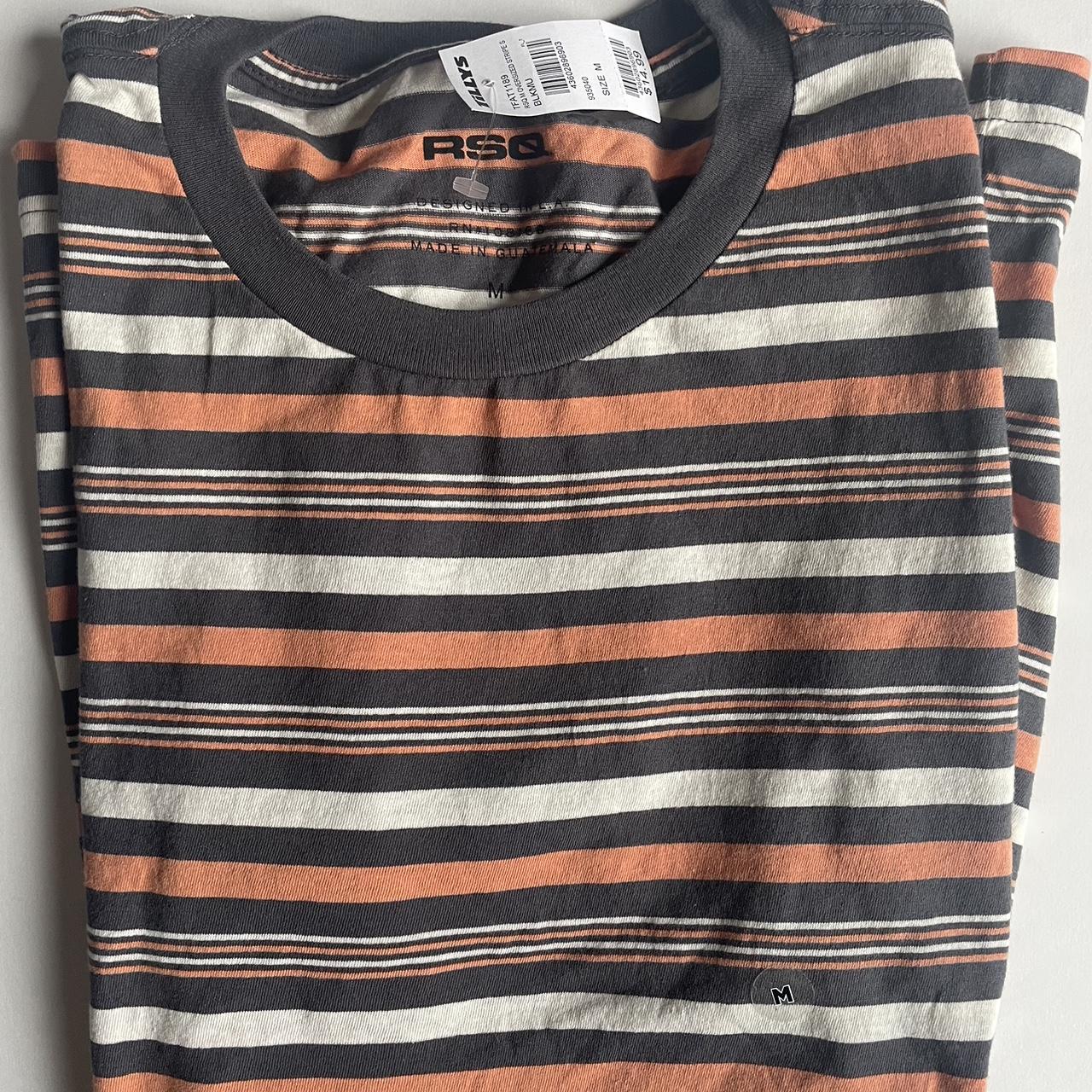 Men’s RSQ Oversized Striped T-Shirt. Men’s Medium.... - Depop