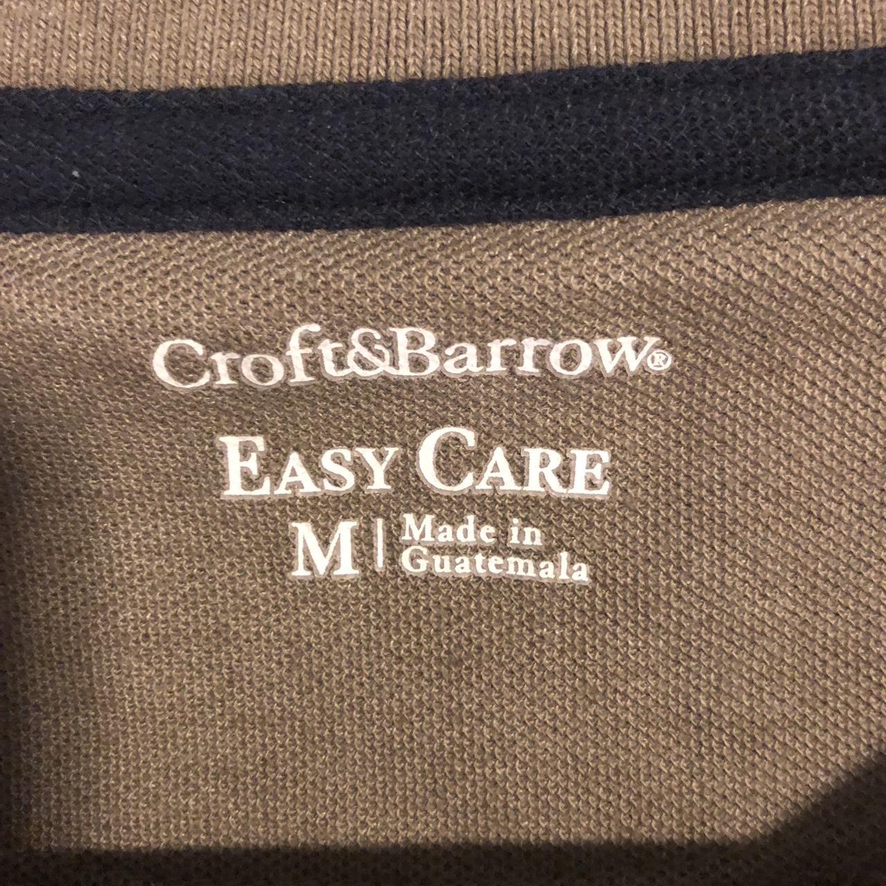Croft and Barrow men’s brown polo shirt. Easy care... - Depop