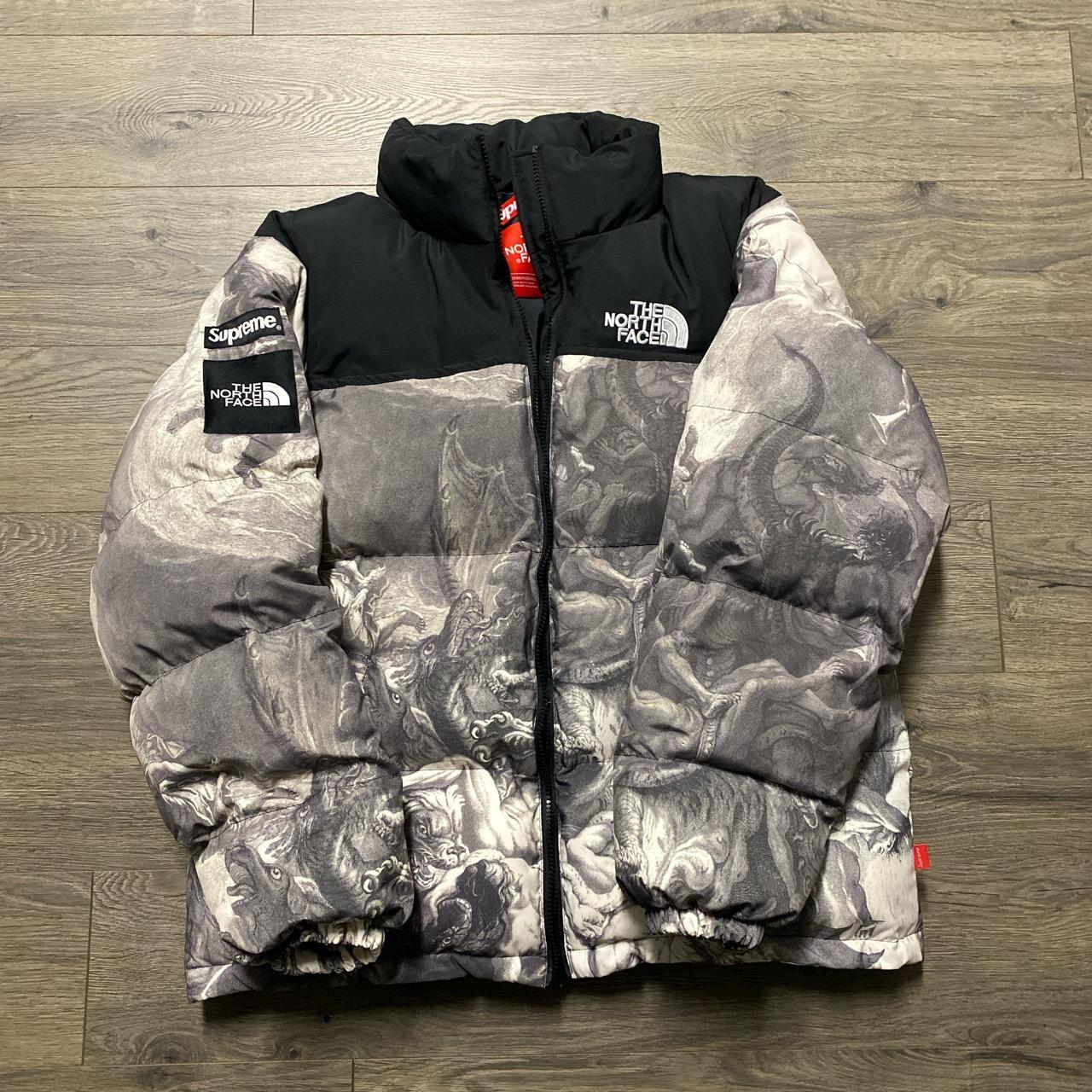 Supreme X TNF puffer, perfect condition never worn,... - Depop