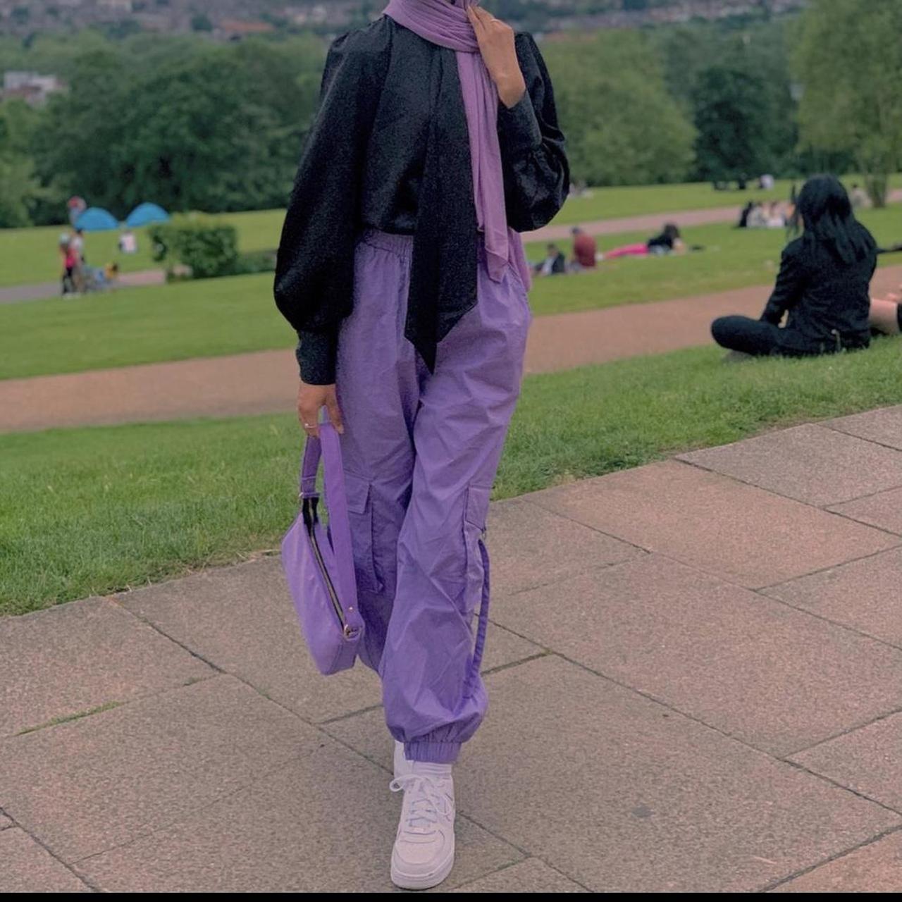 Utility Women's Purple Bottoms | Depop