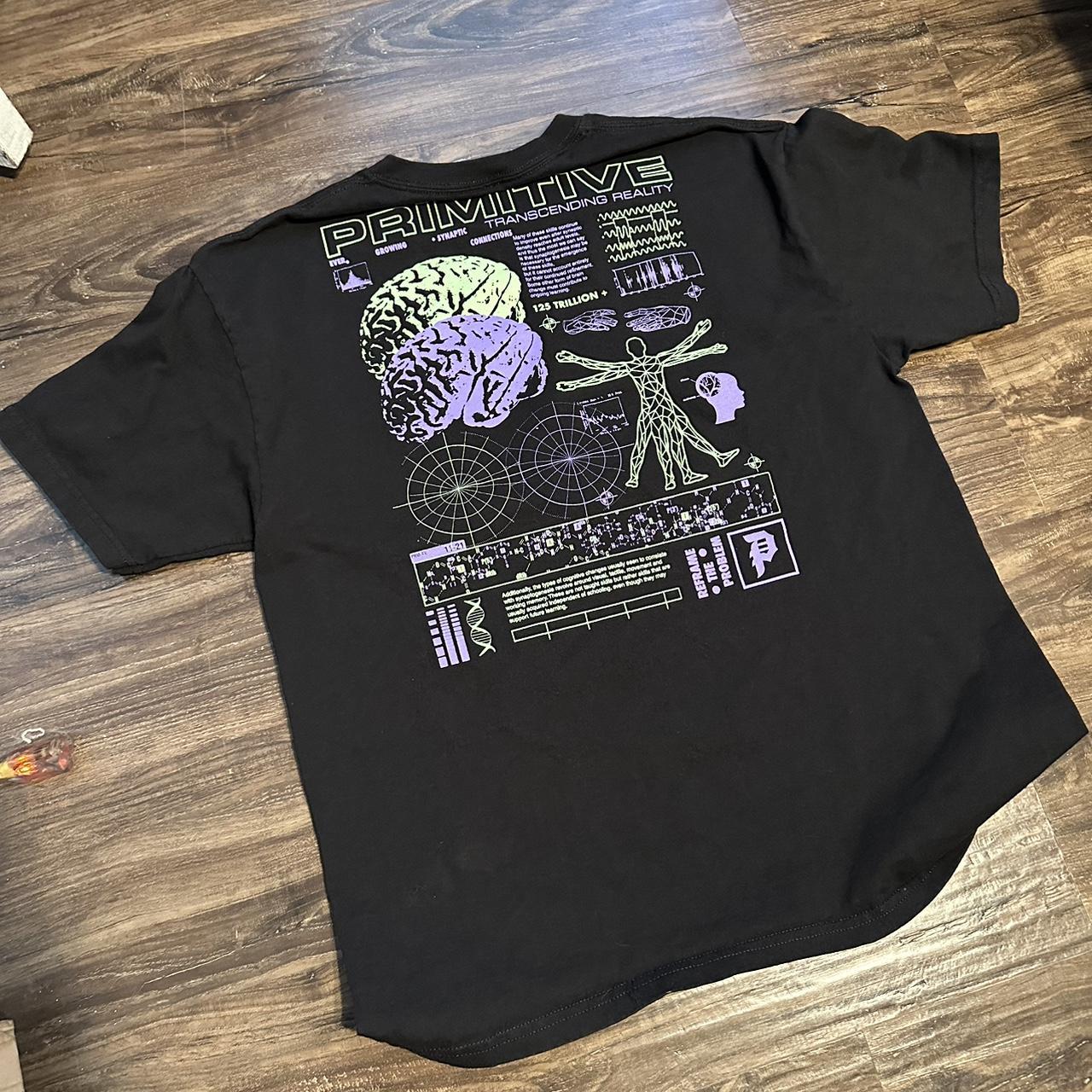 Primitive shirt Size L Has stains on front - Depop