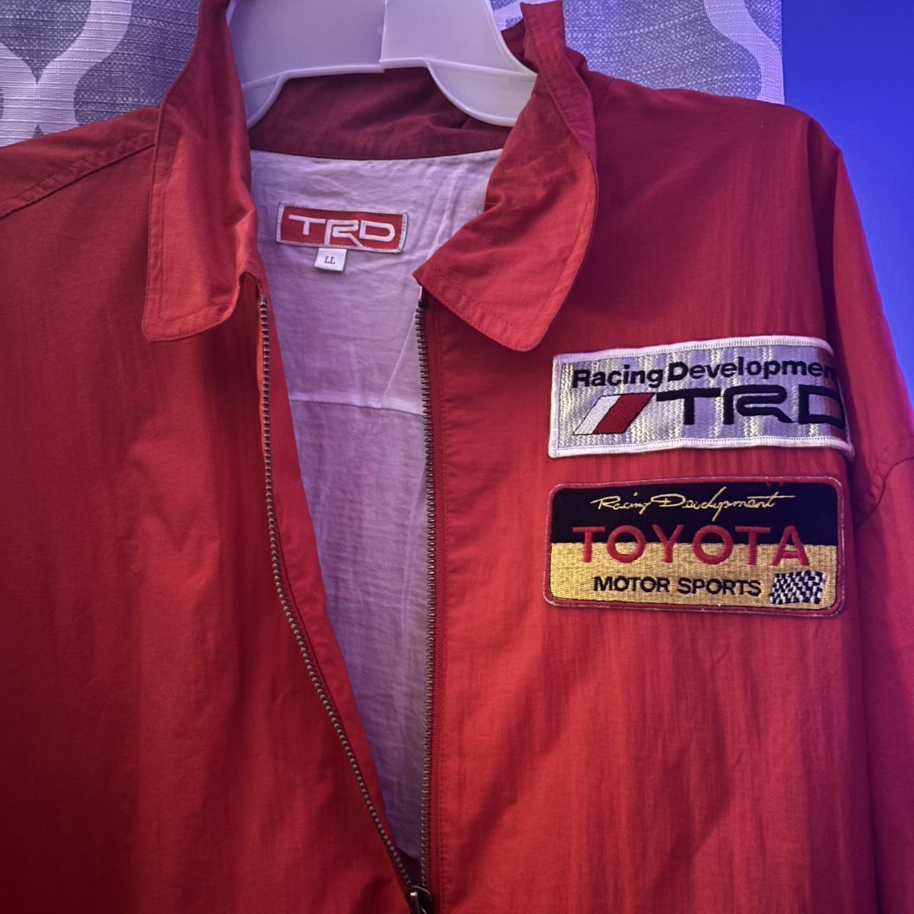 Red vintage Toyota Racing jacket #vintage #toyota #cars | Depop