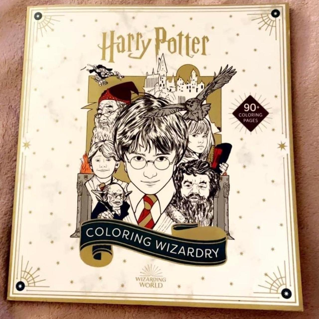 Harry Potter coloring book with 90+ coloring... - Depop