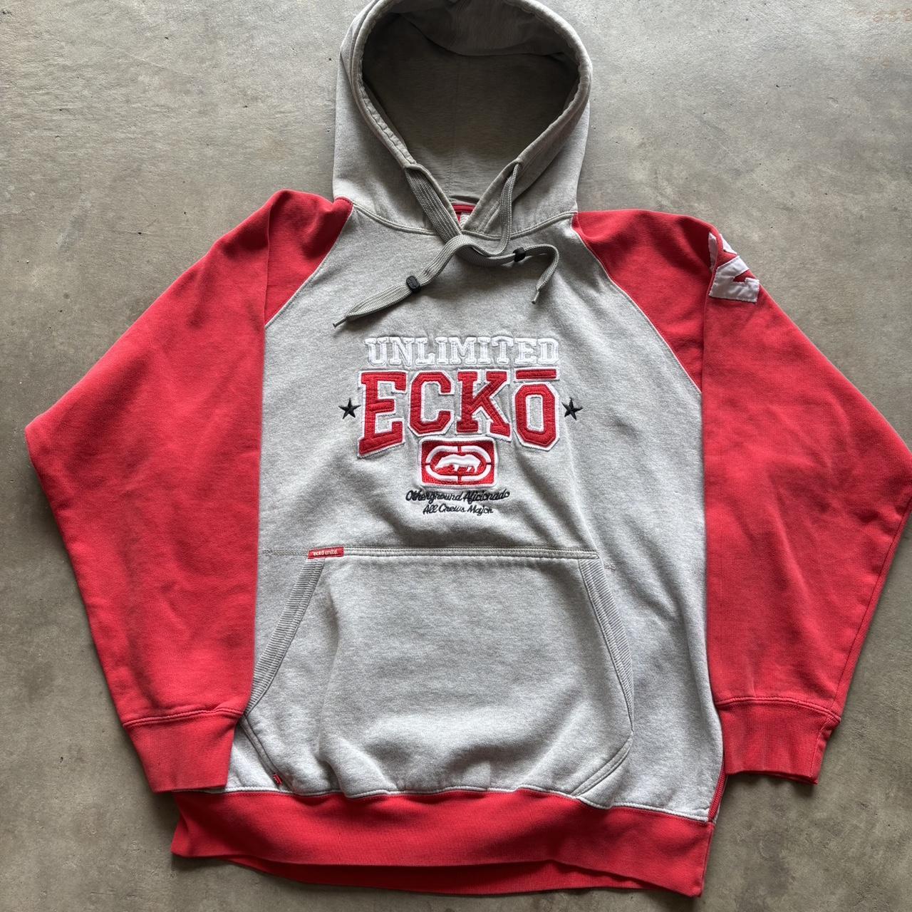 Vintage Ecko hoodie Size L Pretty good condition... - Depop