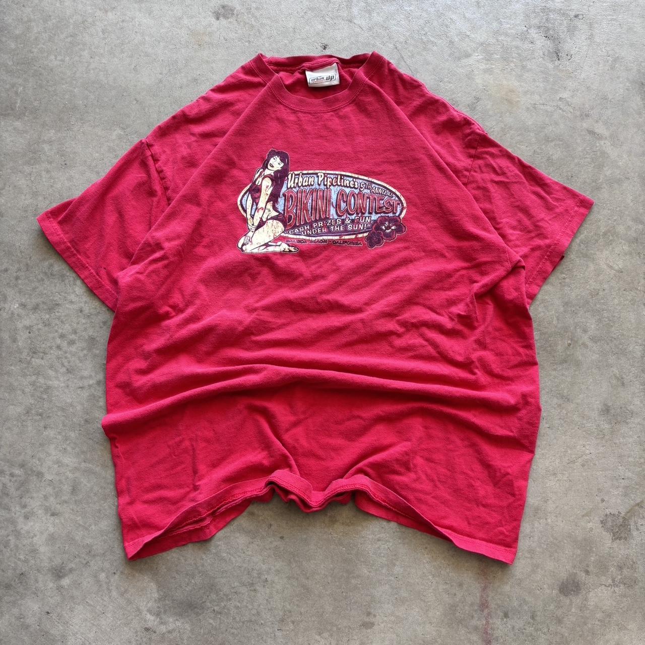 Vintage skater shirt Size XL Has a stain on sleeve... - Depop