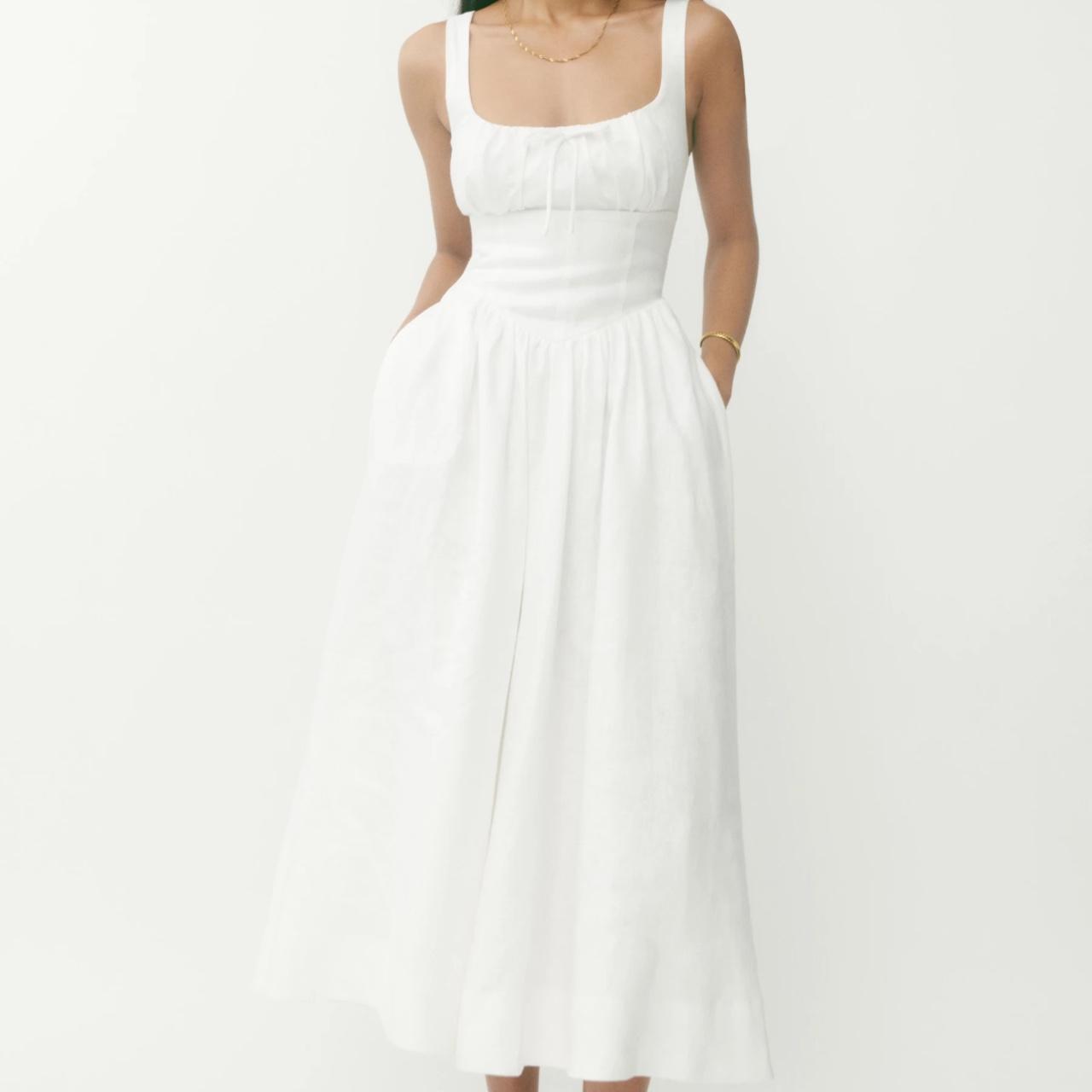 Reformation balia linen dress New without tags No... | Depop