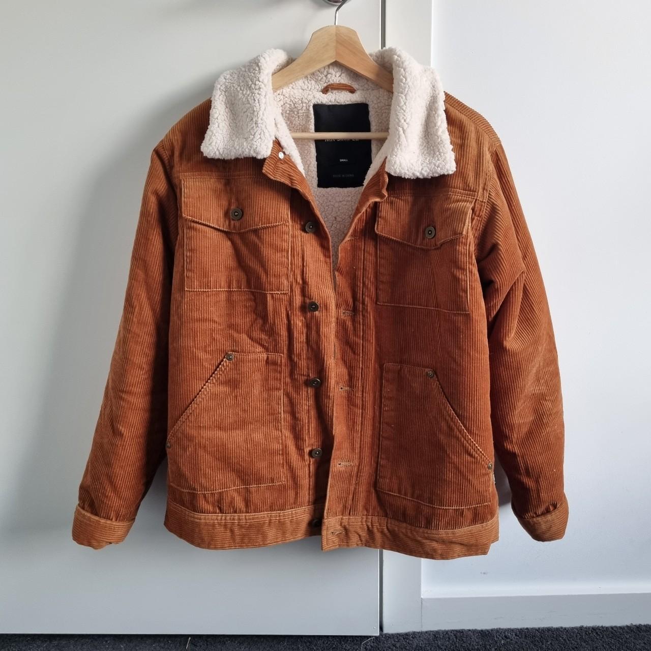 Mr. Simple Cord Sherpa Jacket. Worn a handful of... - Depop