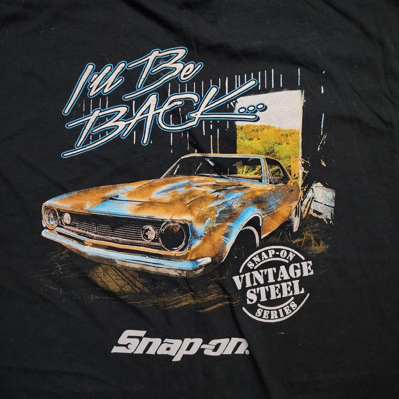 Vintage Snap On graphic Tee shirt... - Depop