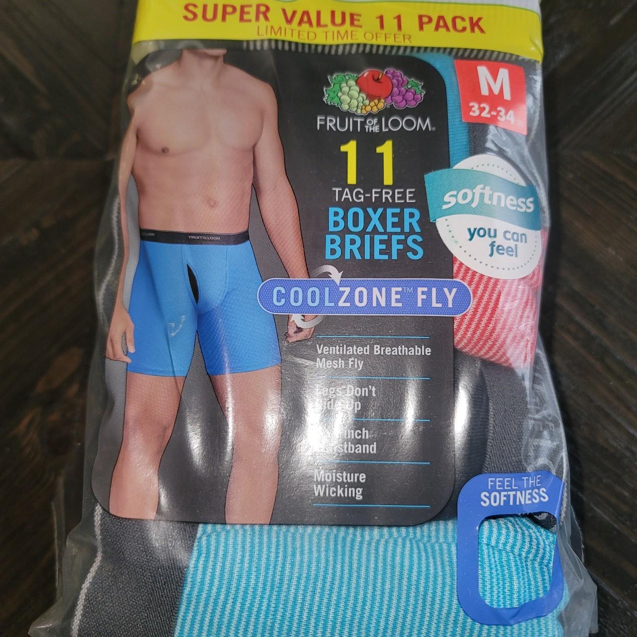 Value pack fruit of the loom boxers size M 32-34 - Depop