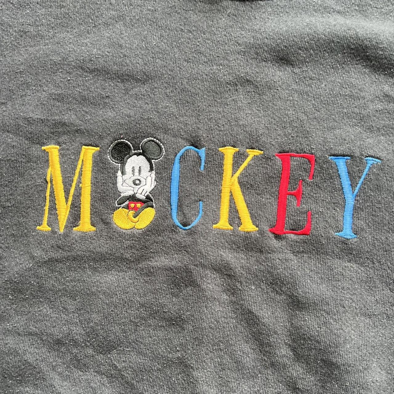 Mickey crew neck Fits a large L: 21 1/2” Pit: 25... - Depop