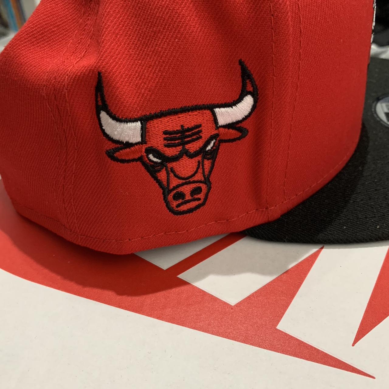 Chicago Bulls x Compound Gas Mask Logo Red 9FIFTY... - Depop