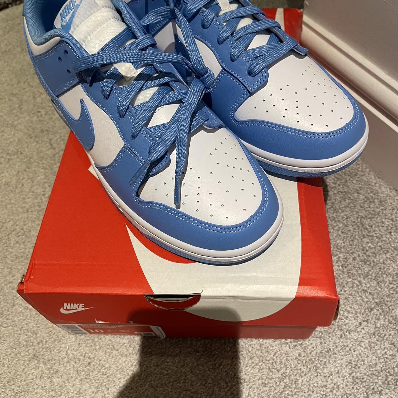 Nike Dunk Low UNC (2021) #dunks #nike #UNC - Depop