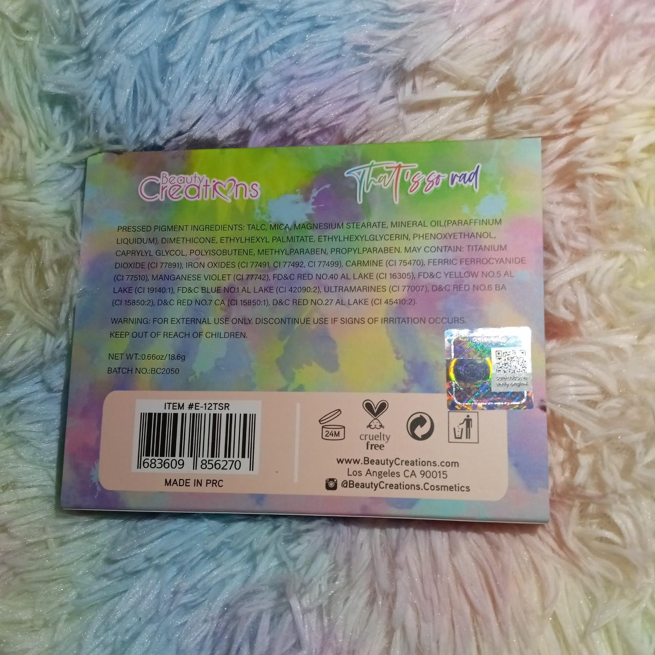 Beauty Creations Thats So Rad Eyeshadow Palette... - Depop