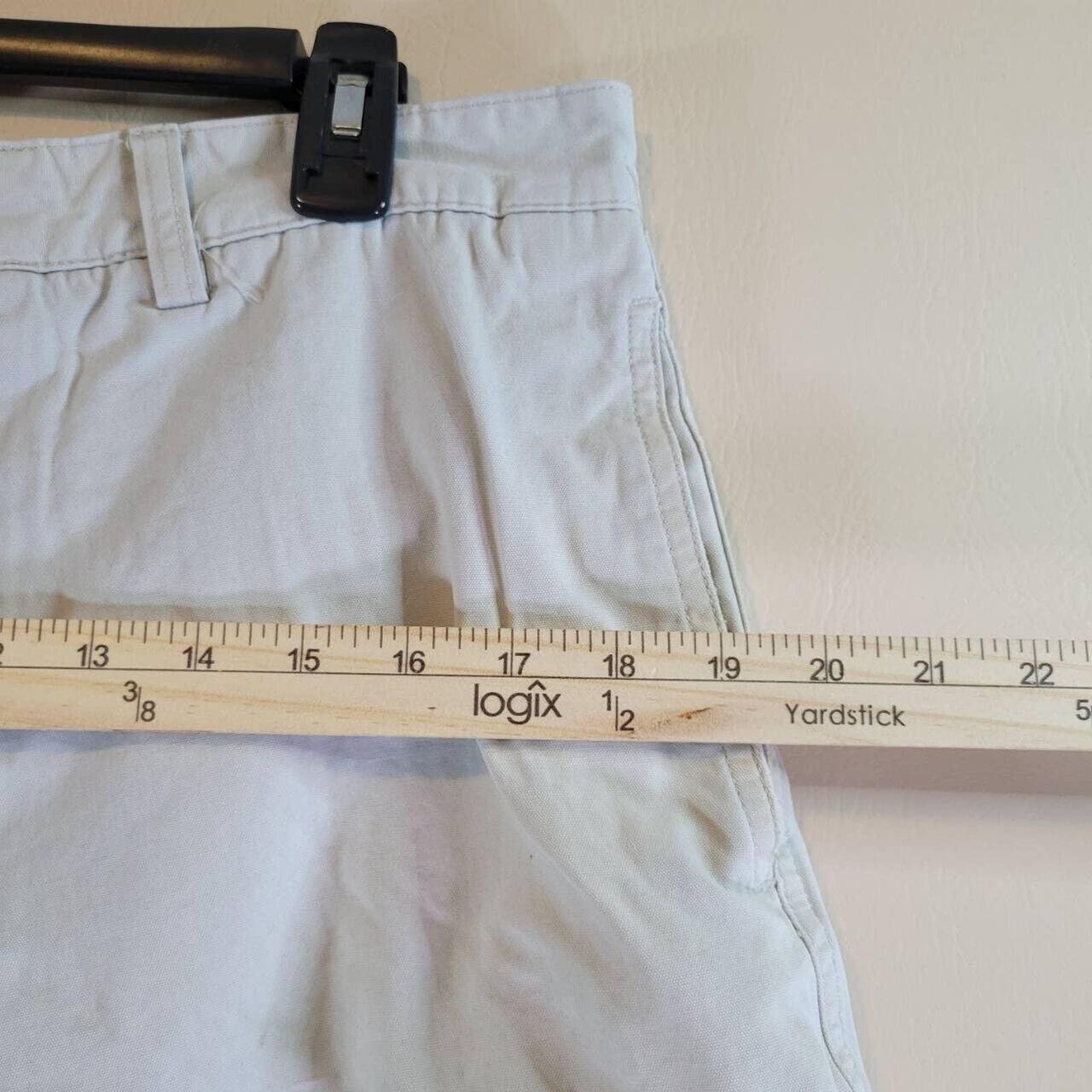 Chaps Men's Cargo 100% Cotton khaki Shorts... - Depop