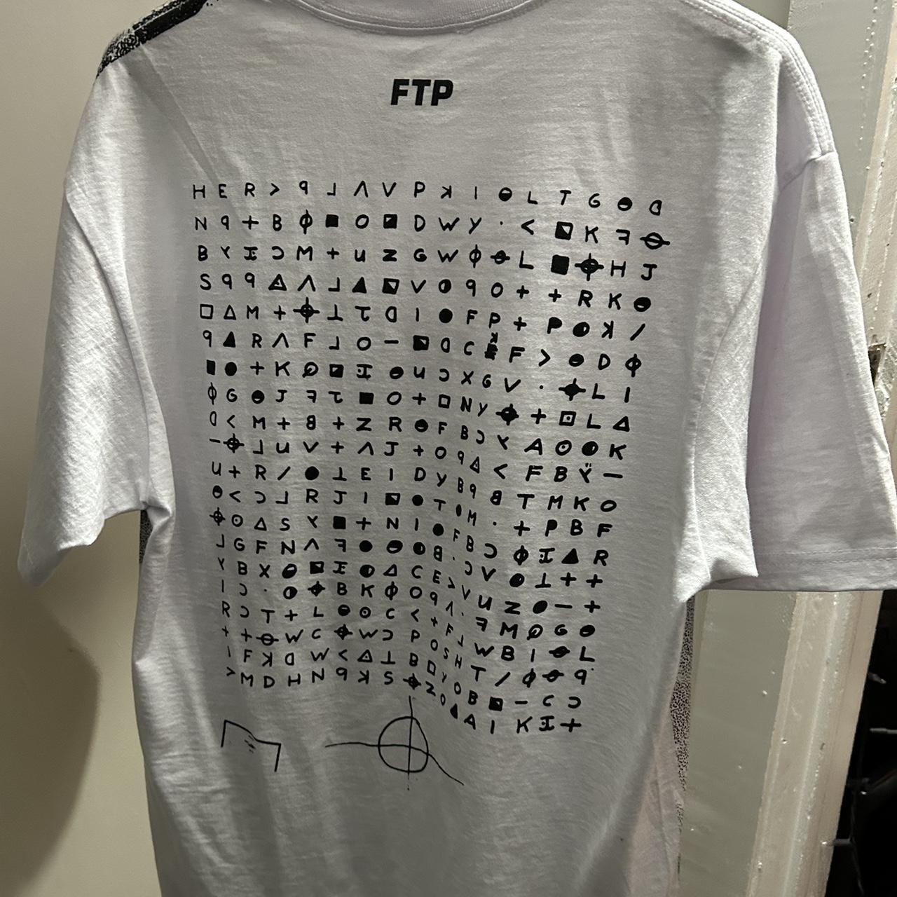 FTP Gas mask with gun graphic T - Depop