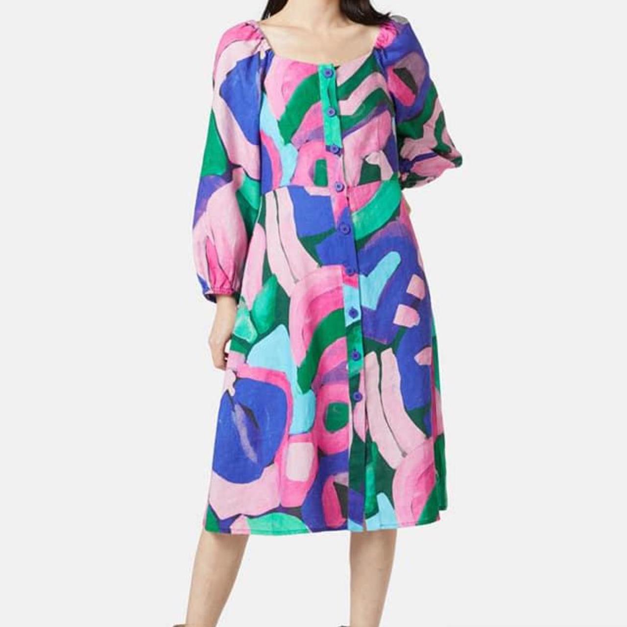 Brand new with tags, Gorman abstract palette dress... - Depop