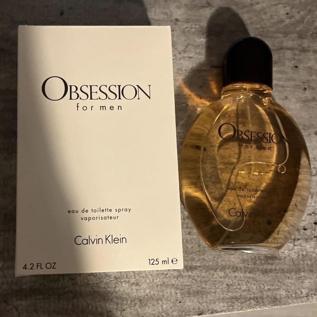 Obsession Calvin Klein Cologne for Men 4.2oz Brand... - Depop
