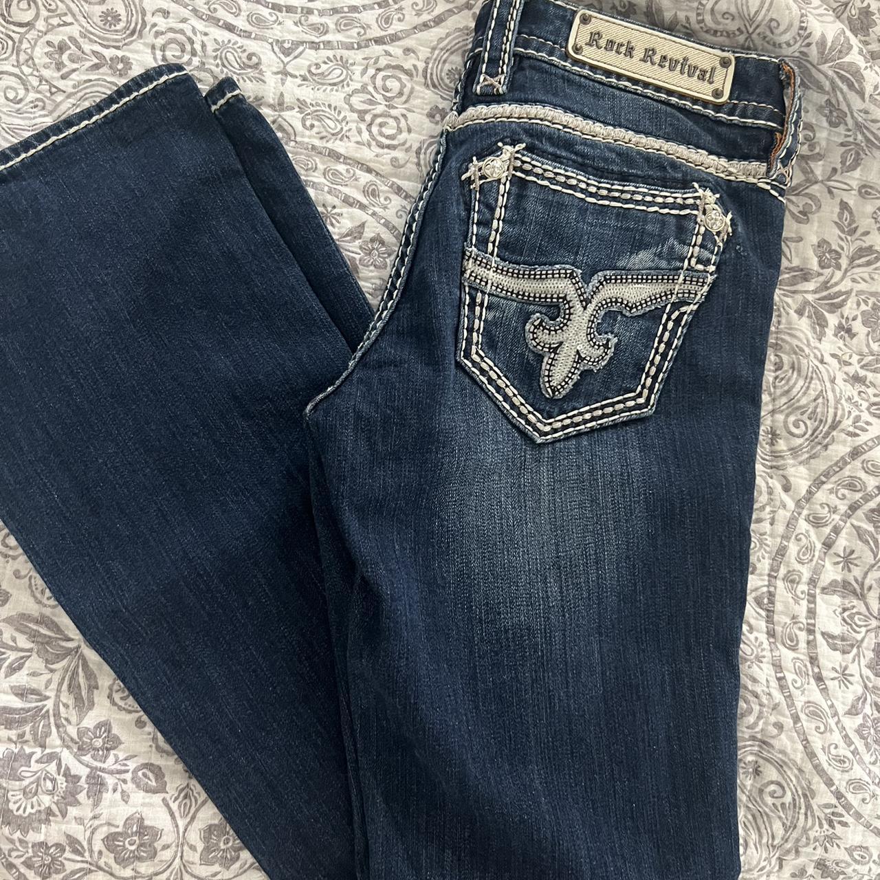 Rock revival bootcut jeans y2k low rise Amazing... - Depop