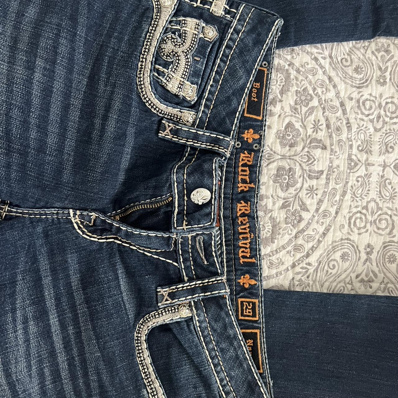 Rock revival bootcut jeans y2k low rise Amazing... - Depop