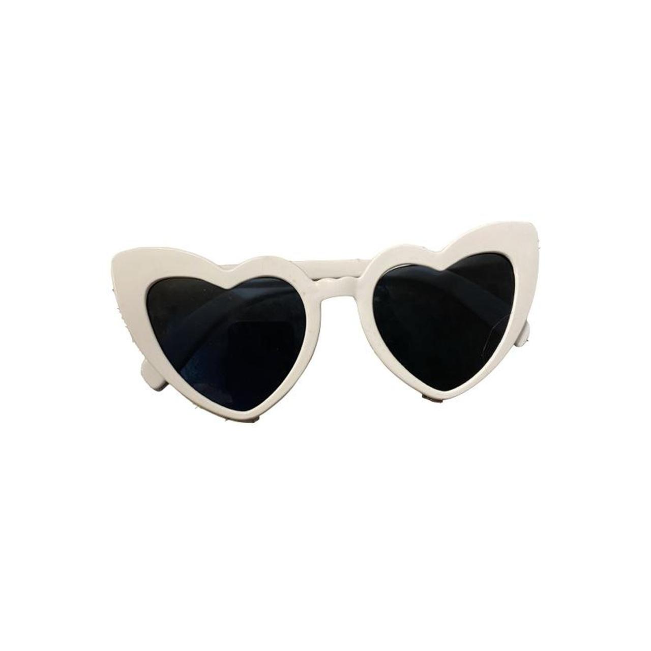 White Heart Cat Eye Sunglasses Can Include As Depop