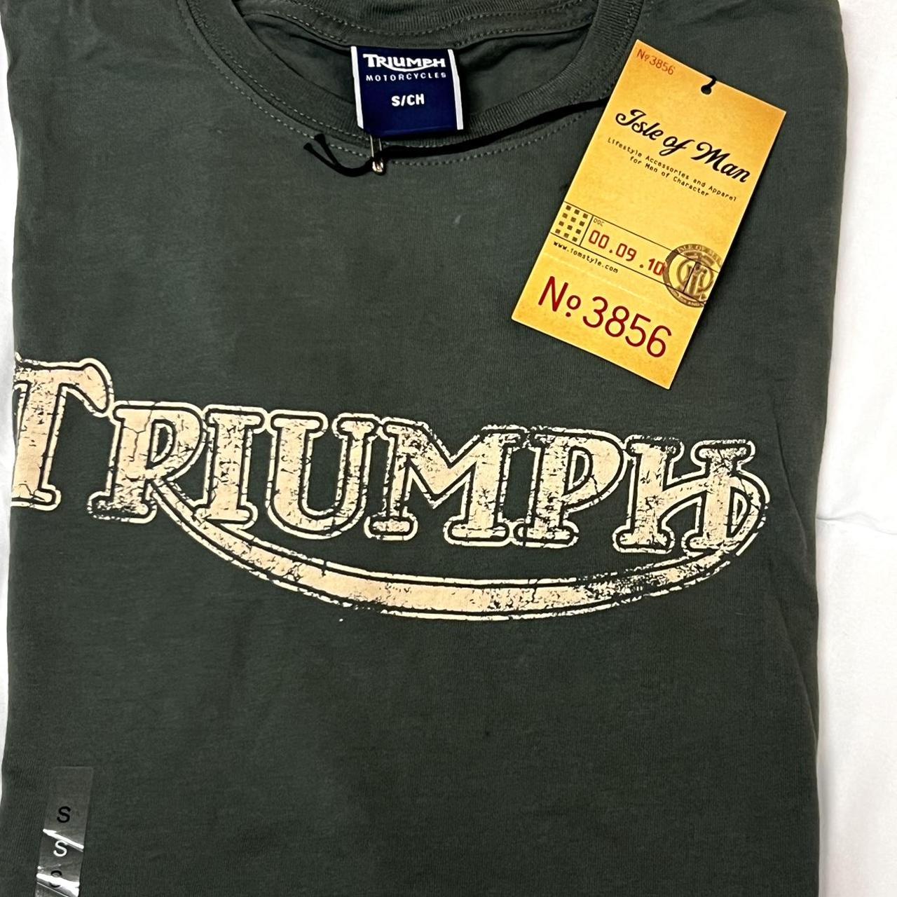 The Original Triumph Motorcycles Men’s T-Shirt Small... - Depop