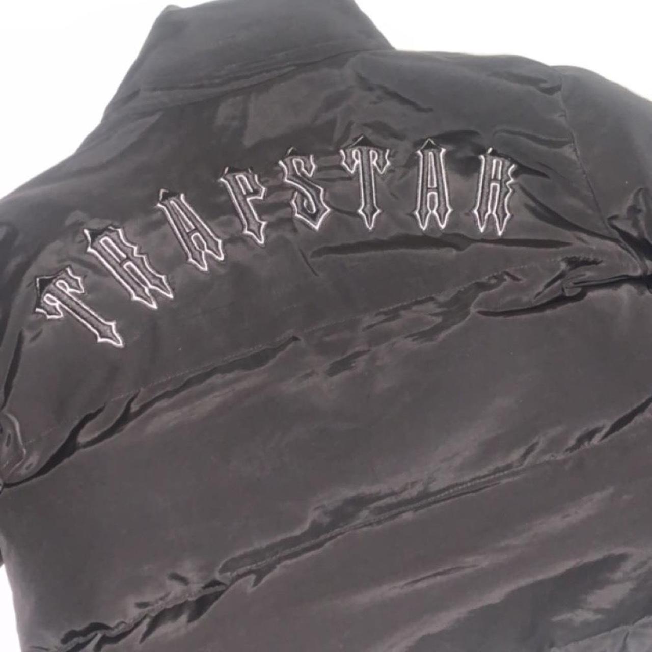 Trapstar coat selling xs women’s in black Bought for... - Depop