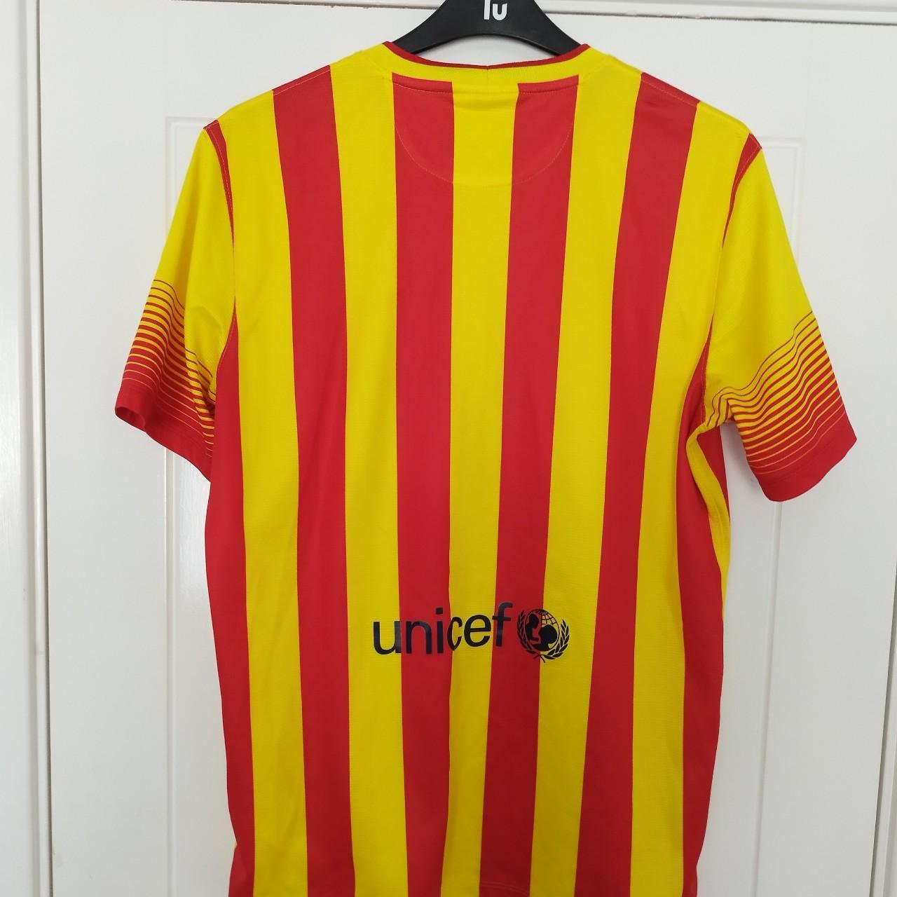 F.C Barcelona Football shirt kit Nike Size -... - Depop