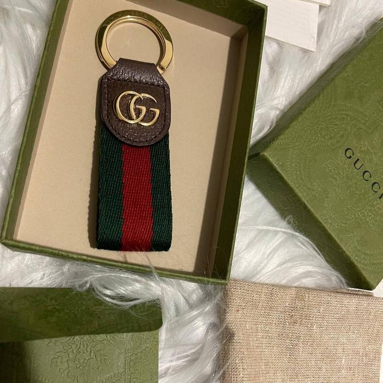 Brand new authentic Gucci keychain comes with box... - Depop