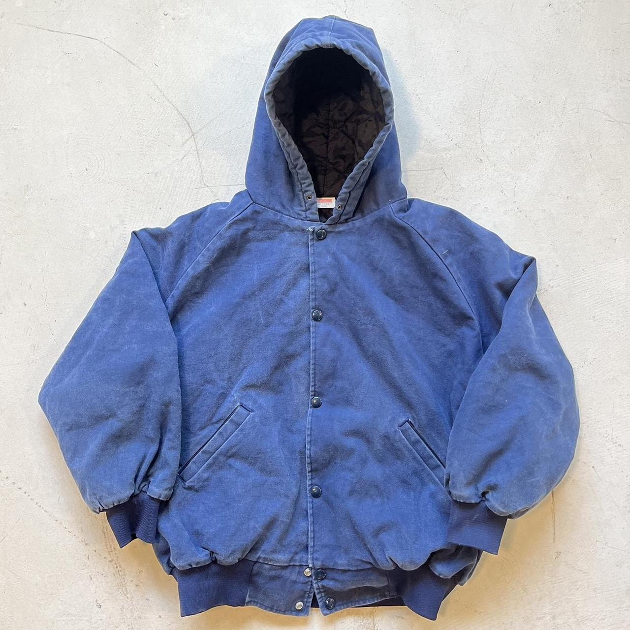 Vintage Carhartt Like Chicago Bears Hooded... - Depop