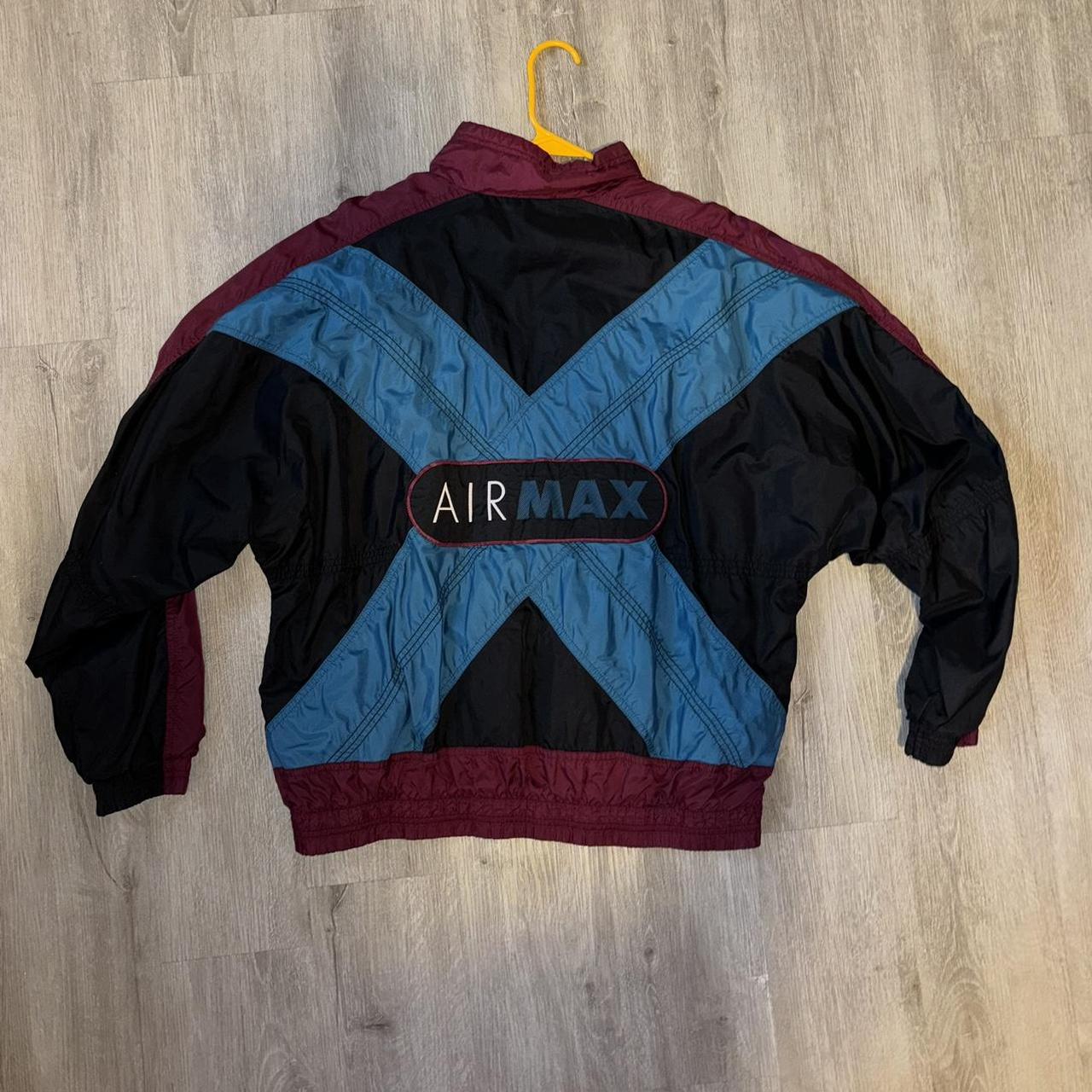 RARE VINTAGE NIKE AIR MAX windbreaker y2k 90s 2000s... - Depop