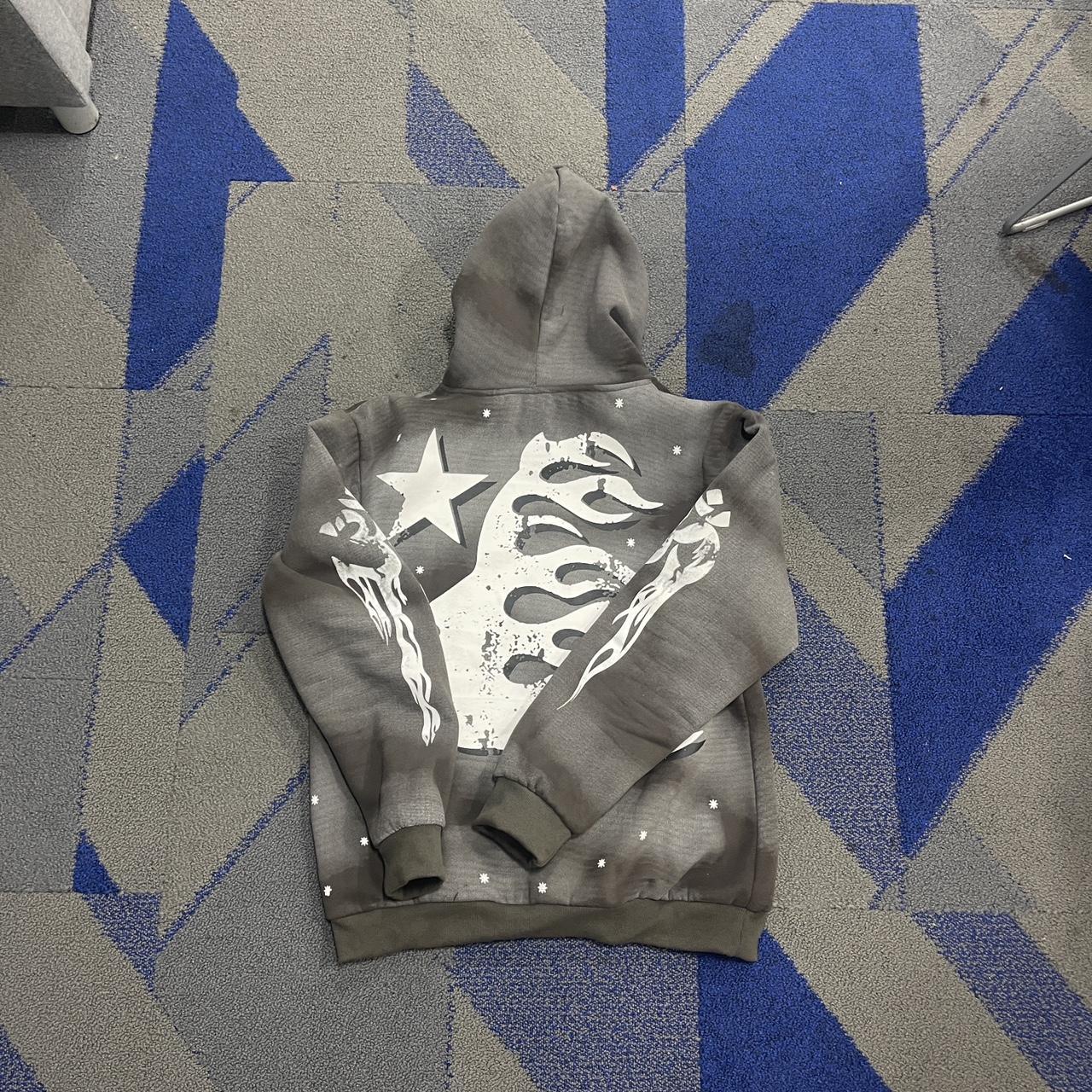 Hellstar Racer Hoodie • Vintage Brown Hellstar Path... - Depop