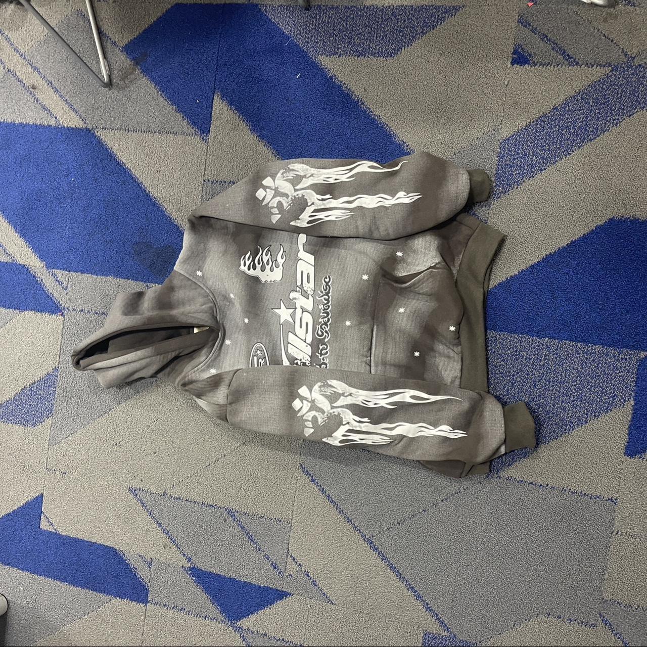 Hellstar Racer Hoodie • Vintage Brown Hellstar Path... - Depop