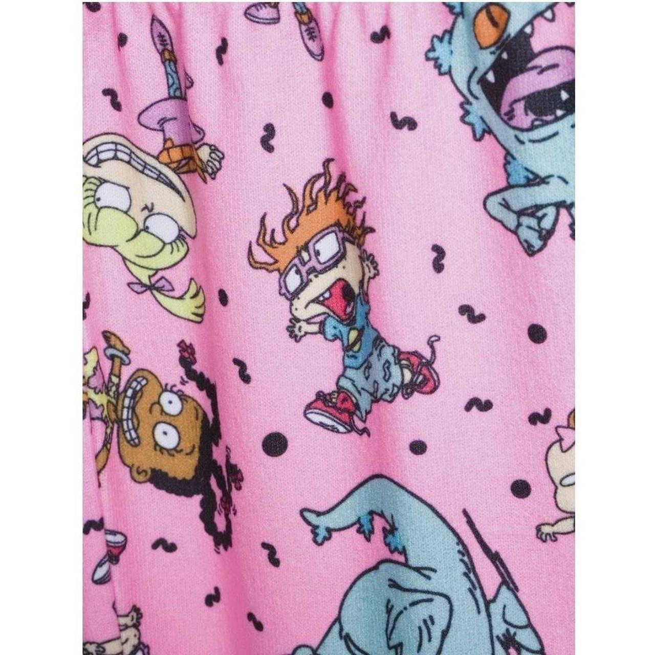 Nickelodeon Rugrats Women's Pink Poly/Spandex Pajama... - Depop