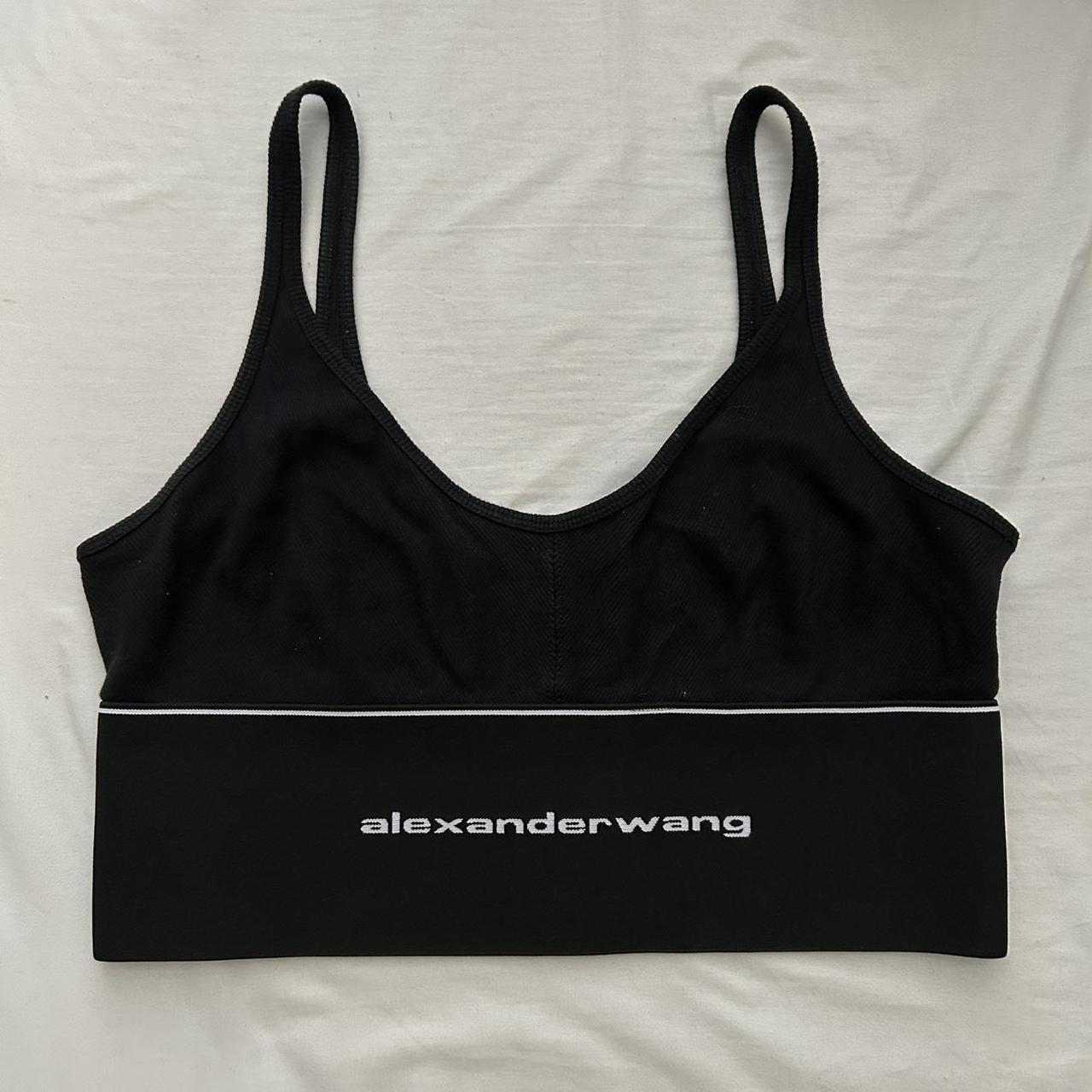 Alexander Wang logo bra🖤 - Size (Large) Goes with... - Depop