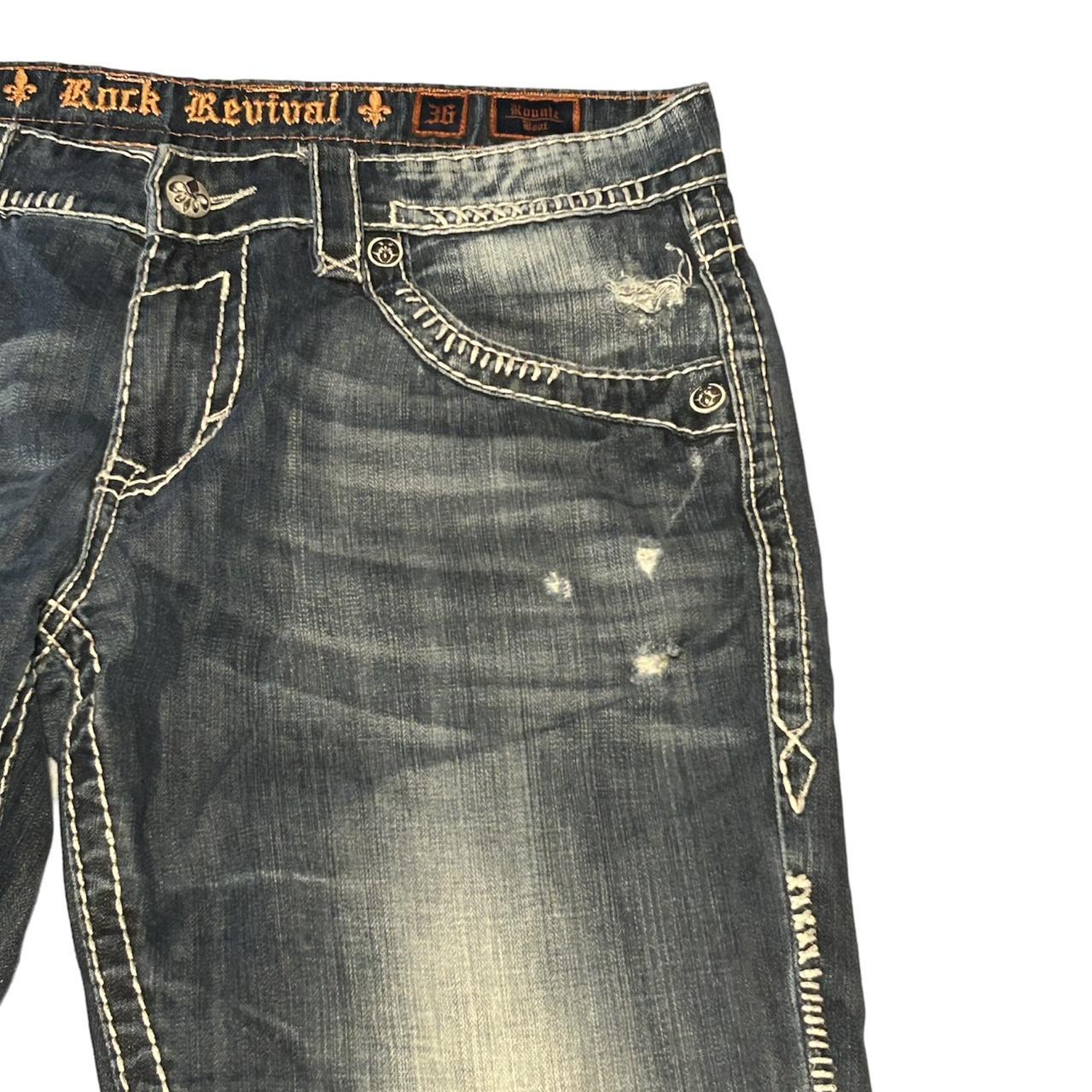 Rock revival jeans they are bootcut and have a nice... - Depop