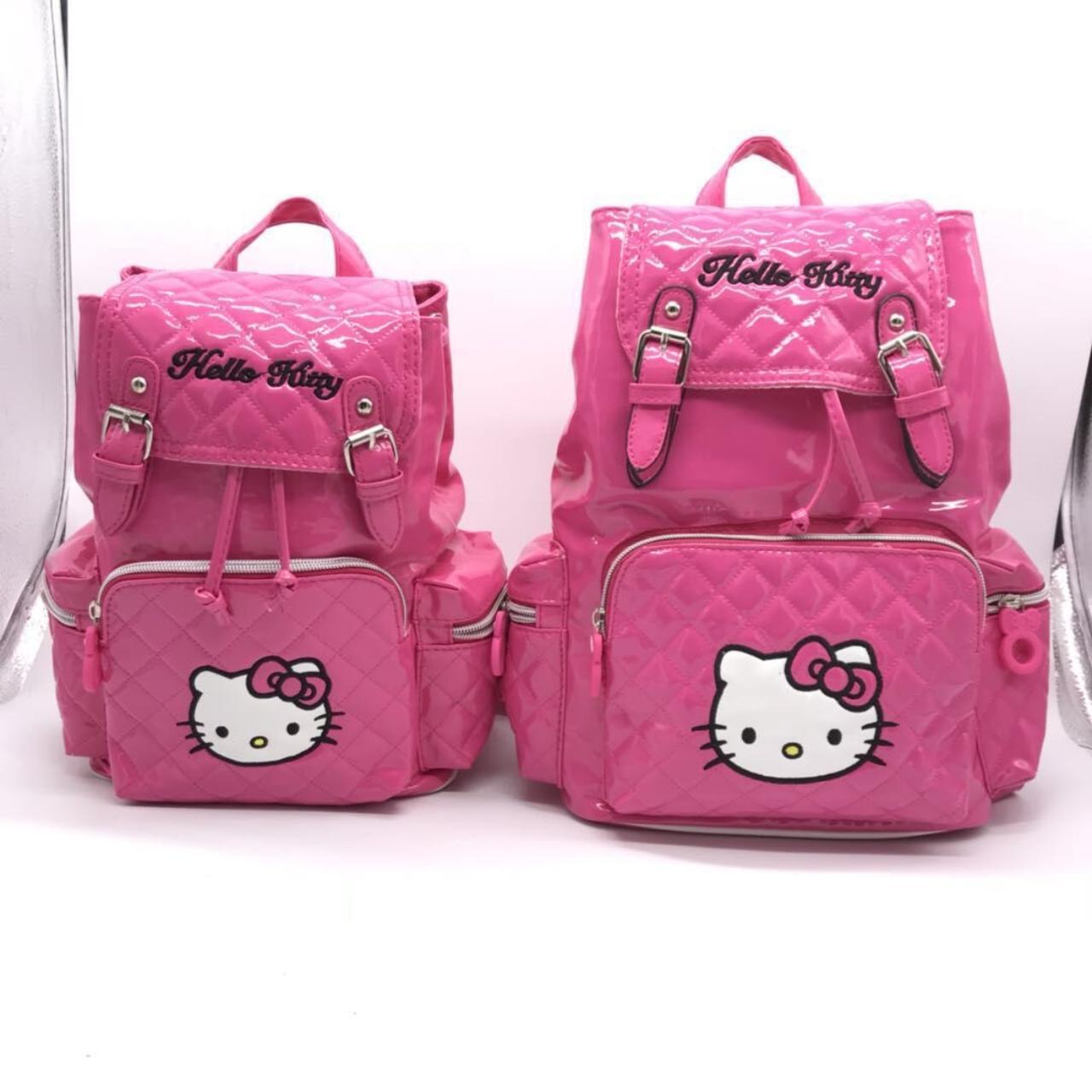 Hello Kitty Pink Backpack - super cute! shipment... - Depop