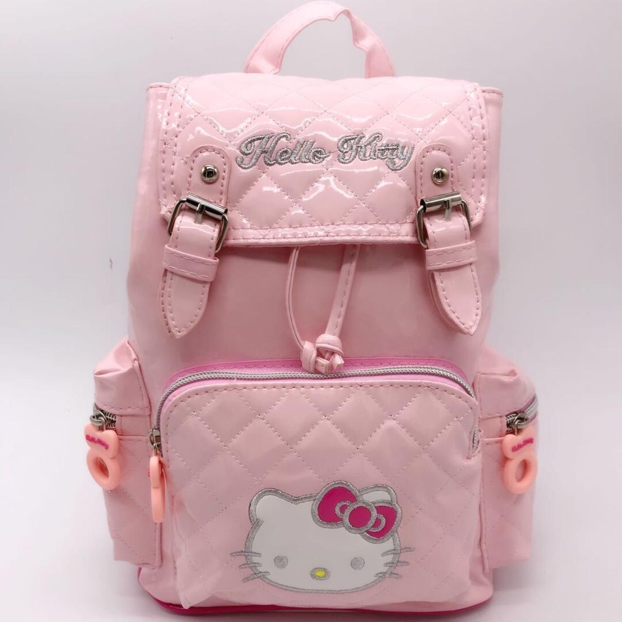 Hello Kitty Pink Backpack - super cute! shipment... - Depop