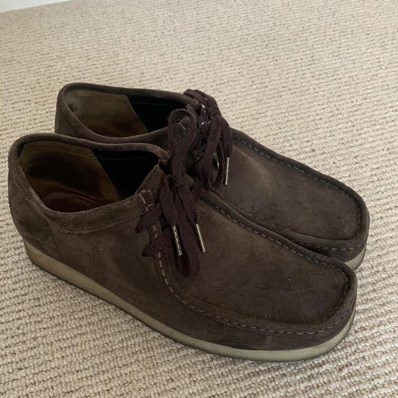Clarks Wallabies Chocolate brown Men’s size... | Depop