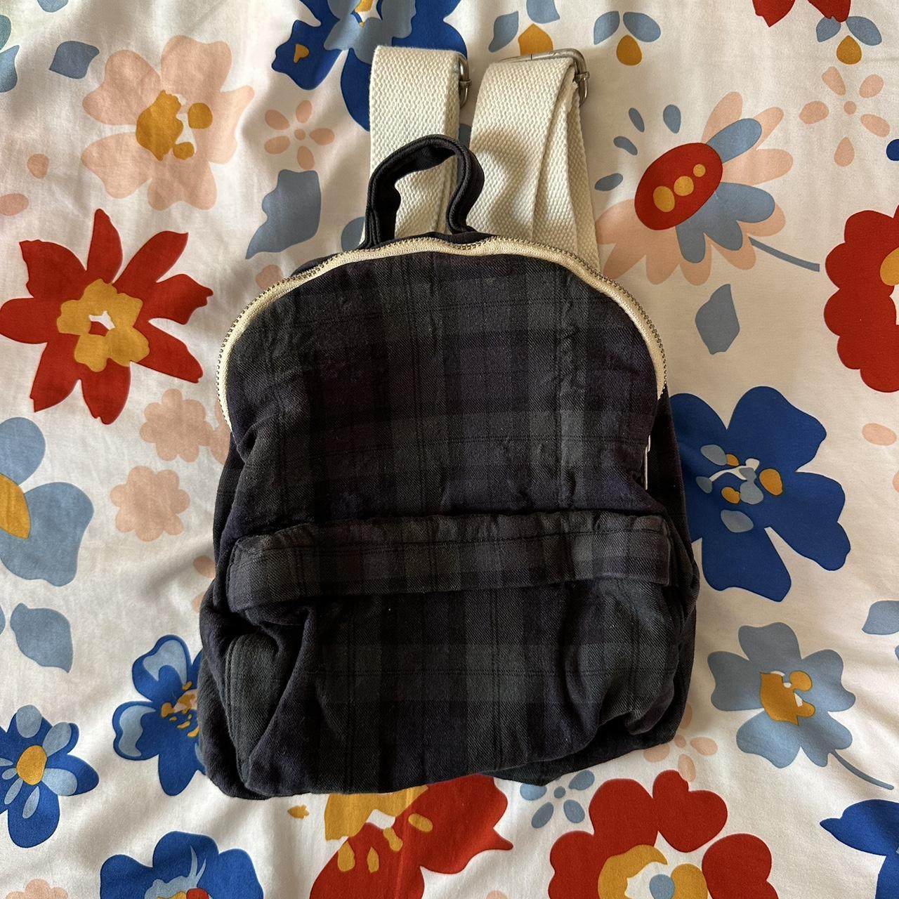 American Eagle plaid mini backpack - Depop