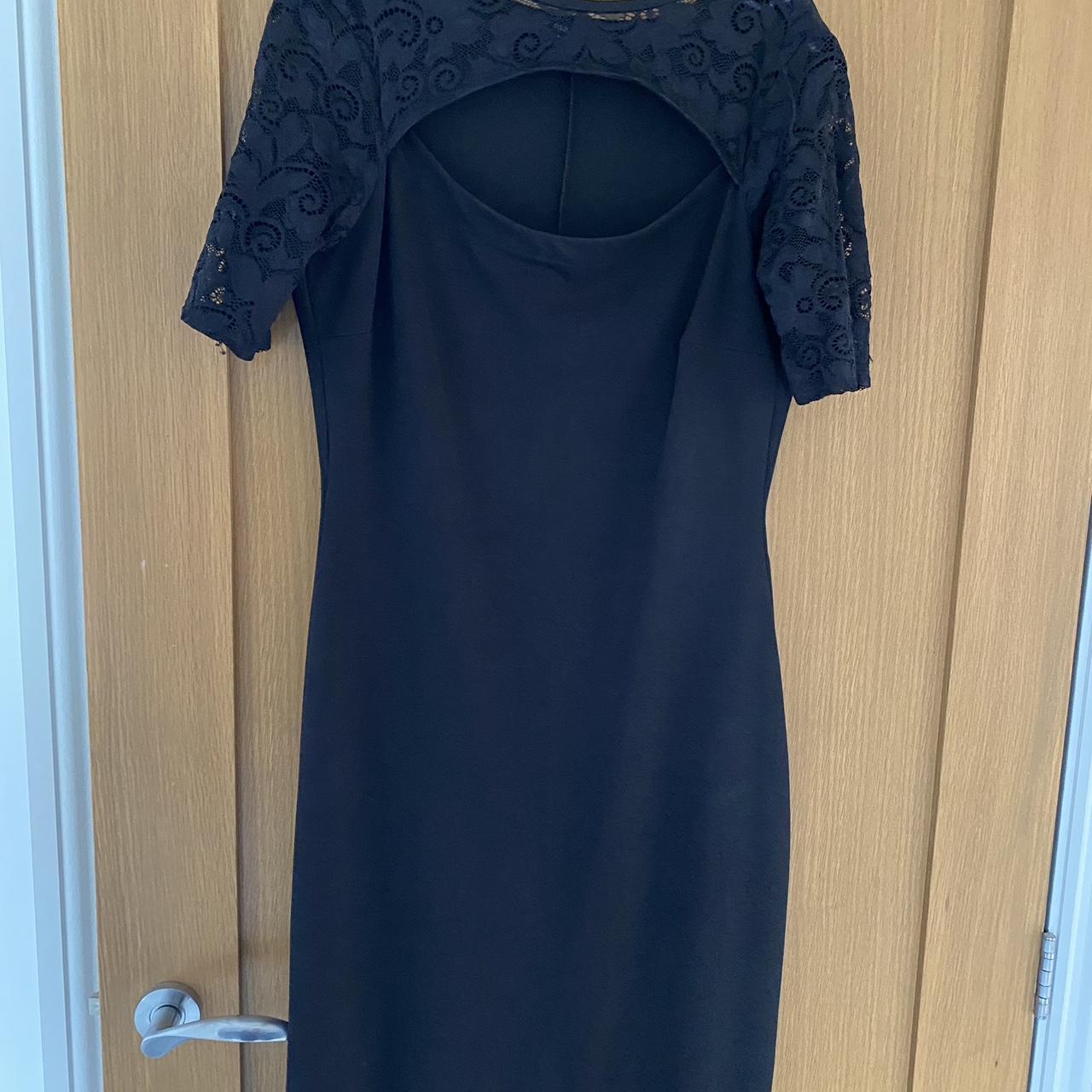 Black bodycon dress - Depop