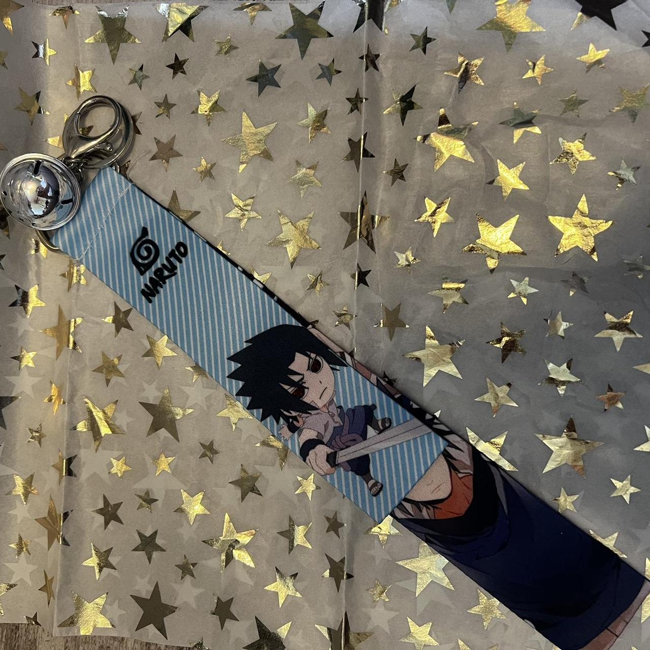 Naruto - Sasuke fabric keychain. Two way... - Depop