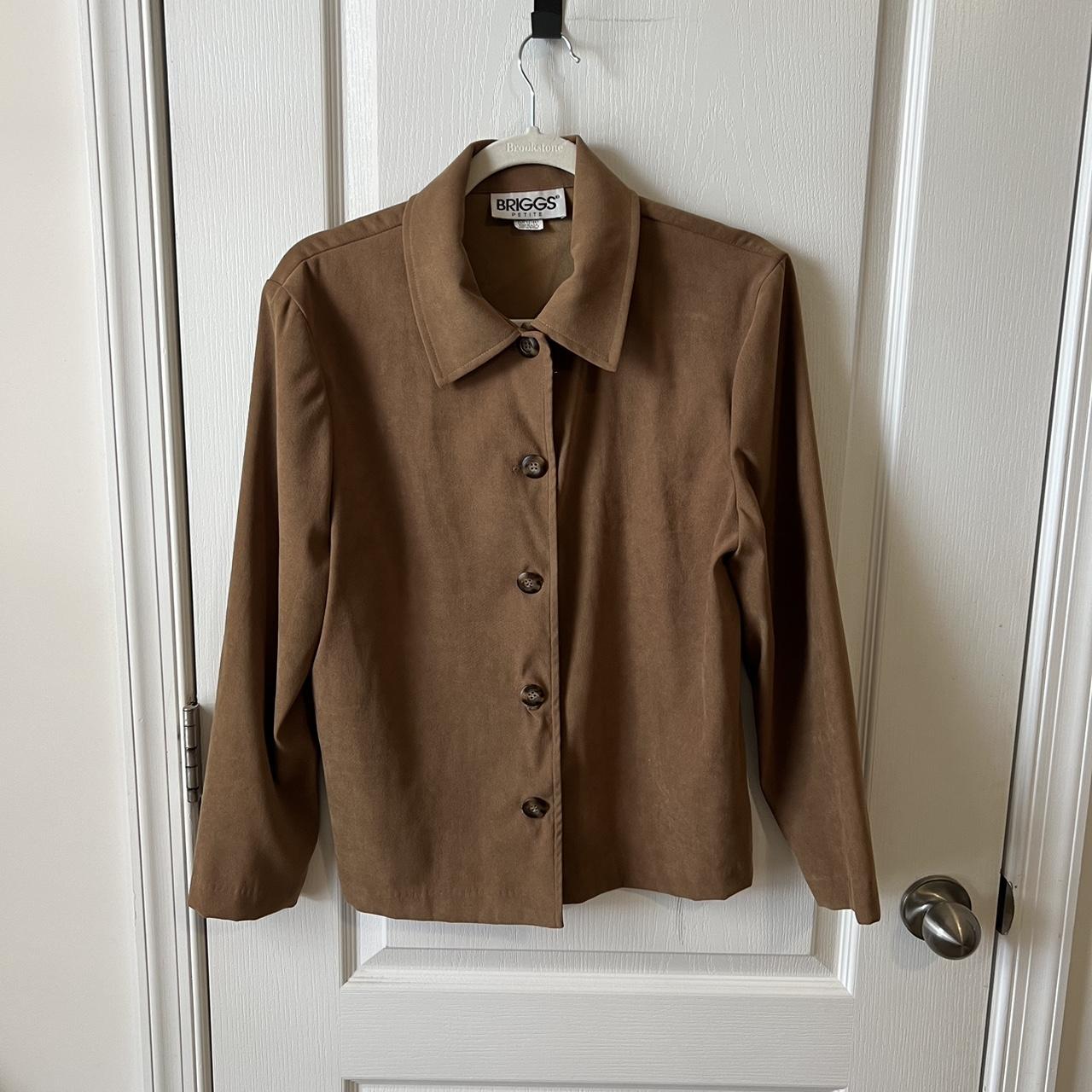 Women's Tan and Brown Jacket | Depop