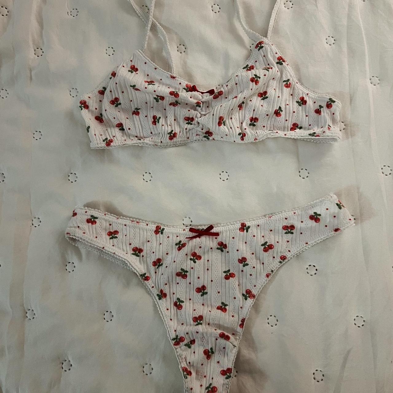 soft lana cherry set!! just a little small for me,... - Depop