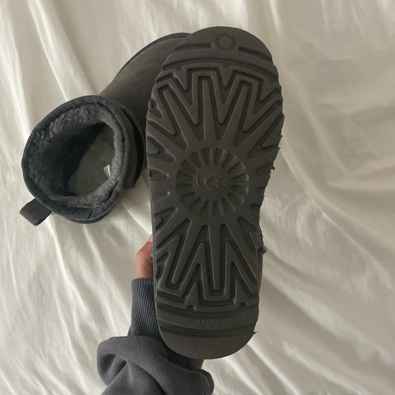 grey ultra mini uggs worn a few times no flaws... - Depop